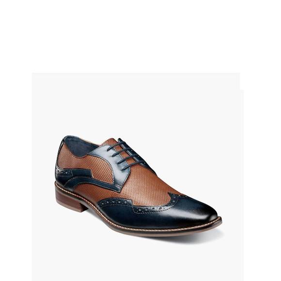 Stacy Adams | Shoes | New Stacy Adams Joss Wingtip Oxford Shoe In Navy ...